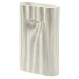 muuto Ridge Vase, h&ouml;he 35 cm, off white
