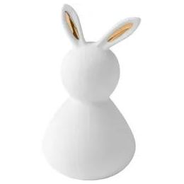 R&auml;der r&auml;der Ostern Porzellanhase gro&szlig; Dame goldene Ohren