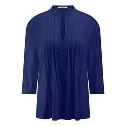 Jerseybluse Peter Hahn blau, 36