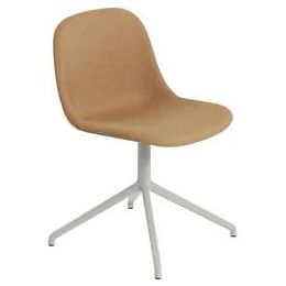 muuto Fiber Side Chair, swivel base, remix 433 / grau