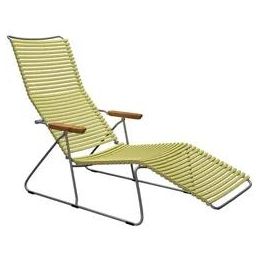 Houe CLICK Sunlounger mit Bambusarmlehnen Pistachio