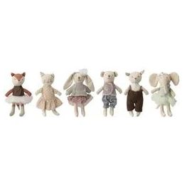 Bloomingville Animal friends Puppe, Rose, Baumwolle