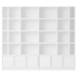 muuto Stacked Storage Bookcase - Configuration 1, wei&szlig;