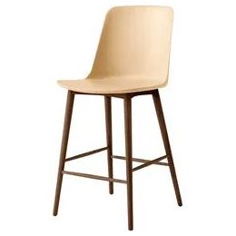 &tradition &Tradition Rely HW128 Barhocker, h&ouml;he 65 cm, walnuss / beige sand
