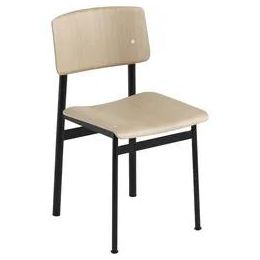 muuto Loft Stuhl, eiche natur / schwarz