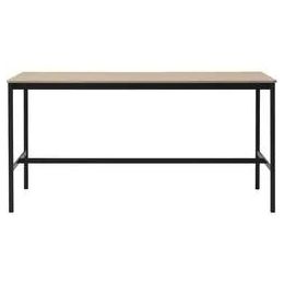 muuto Base Stehtisch, 190 x 85 cm, h&ouml;he 95 cm, eichenfurnier / schwarz