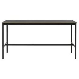 muuto Base Stehtisch, 190 x 85 cm, h&ouml;he 95 cm, schwarz linoleum / schwarz