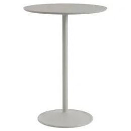 muuto Soft Cafe Stehtisch, &Oslash; 75 cm, grau linoleum / grau