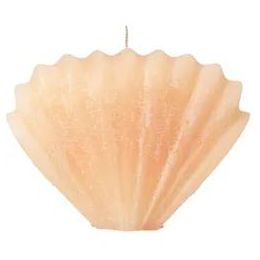 Broste Copenhagen Seashell Muschel Skulptur-Kerze Apricot Cream