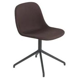 muuto Fiber Side Chair, swivel base, remix 373 / schwarz