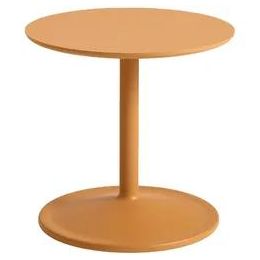 muuto Soft Beistelltisch, &Oslash; 41 cm, h&ouml;he 40 cm, orange laminat / orange