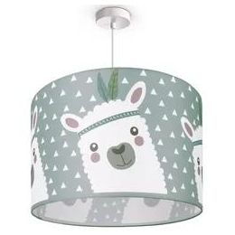 Paco Home Pendelleuchte "Ela 214", wei&szlig;, 1, &Oslash; 45,5cm H: 27cm, Leuchten, Kinderlampe Deckenlampe LED Kinderzimmer Lampe Lama-Motiv, E27, Pendelleuchte