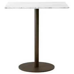 &tradition &Tradition In Between SK 16 Cafe Tisch, h&ouml;he 73 cm, bronzed / bianco carrara