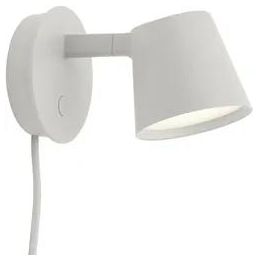 muuto Tip LED Wandleuchte, grau