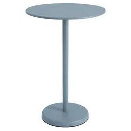 muuto Linear Steel Stehtisch, &Oslash; 70 cm, pale blue