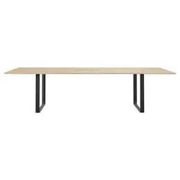 muuto 70/70 Tisch, 295 x 108 cm, eiche massiv / schwarz
