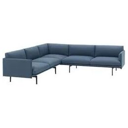 muuto Outline Ecksofa, vidar 733 / schwarz