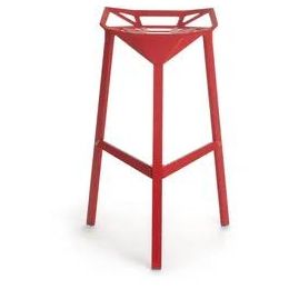 Magis Stool One Barhocker, h&ouml;he 77 cm, rot