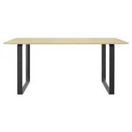 muuto 70/70 Tisch, 170 x 85 cm, eiche massiv / schwarz