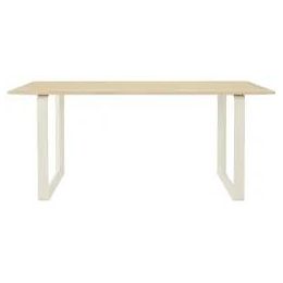 muuto 70/70 Tisch, 170 x 85 cm, eiche massiv / sand