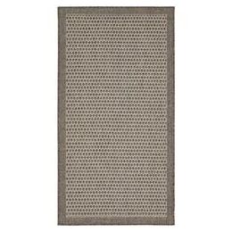 Teppich ANDIAMO "Savannah" Gr. 2, braun, B:80cm H:4mm L:150cm, Kunstfaser, Teppiche, Teppich, Flachgewebe, In- und Outdoor geeignet, Wohnzimmer