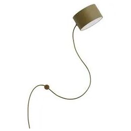 muuto Post LED Wandleuchte, brown green