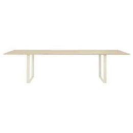 muuto 70/70 Tisch, 295 x 108 cm, eiche massiv / sand