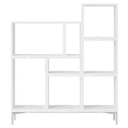 muuto Stacked Storage Bookcase - Configuration 5, wei&szlig;