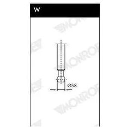 Monroe Gasfeder, Koffer-/Laderaum ml5609 f&uuml;r CITRO&Euml;N