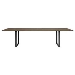 muuto 70/70 Tisch, 295 x 108 cm, eiche massiv ger&auml;uchert / schwarz