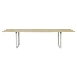 muuto 70/70 Tisch, 295 x 108 cm, eichenfurnier / grau