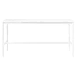 muuto Base Stehtisch, 190 x 85 cm, h&ouml;he 95 cm, wei&szlig; laminat / wei&szlig; abs