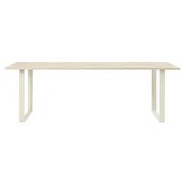 muuto 70/70 Tisch, 255 x 108 cm, eichenfurnier / sand