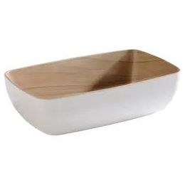 Obstschale APS "Frida", wei&szlig;, B:26,5cm H:7,5cm T:16,2cm, Melamin, Sch&uuml;sseln, Obstschale, 26,5x16,2 cm