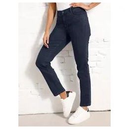 Stretch-Jeans Ascari, Damen, Gr. 21, Kurzgr&ouml;&szlig;en, blau (dunkelblau), 91% Baumwolle, 6% Polyester, 3% Elasthan, unifarben, lang, Jeans, Topseller