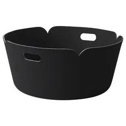 muuto Restore Round Aufbewahrungskorb, schwarz