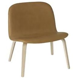 muuto Visu Lounge Chair, refine leder cognac / eiche natur