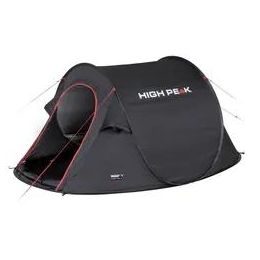 Wurfzelt High Peak "Pop up Zelt Vision 2", schwarz, Zelte, B/H/L: 140cm x 100cm x 235cm, B:140cm H:100cm L:235cm