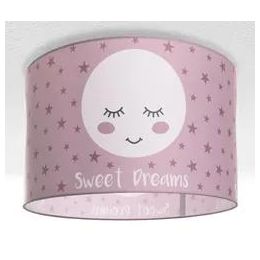 Paco Home Deckenleuchte "Aleyna 103", wei&szlig;, 1, &Oslash; 45,5cm H: 29,5cm, Leuchten, Kinderlampe Deckenlampe LED Kinderzimmer Lampe Mond-Motiv, E27, Kinderlampe