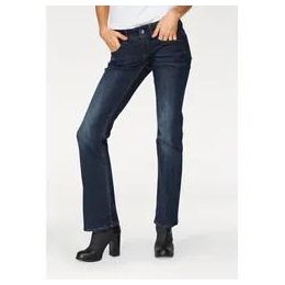 G-Star Raw Bootcut-Jeans G-STAR "Midge Saddle Bootcut", Damen, Gr. 32, L&auml;nge 32, blau (schwarz aged, neutro stretch denim), Denim/Jeans, Obermaterial: 92% Baumwolle, 7% Polyester, 1% Elasthan, bootcut fit lang, Jeans
