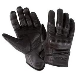 Roleff Racewear Motorradhandschuhe ROLEFF "RO 71" Gr. L, schwarz, Handschuhe, L, Ziegenleder, f&uuml;r den Sommer, mit Polsterung