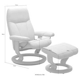 Relaxsessel stressless "Consul", braun (latte batick), B:72cm H:94cm T:70cm, Leder BATICK: BATICK ist ein leicht korrigiertes, durchgef&auml;rbtes und genarbtes M&ouml;belleder, bei dem die meisten Unebenheiten und Spuren in der Regel entfernt wurden.;Leder PALOMA: PALOMA ist ein durchgef&auml;rbtes Semianilin-M&ouml;belleder mit nat&uuml;rlicher Narbung.;ROHLEDER Stoff Q2 FARON: Ein fester zuverl&auml;ssiger Boucl&eacute; mit einem 