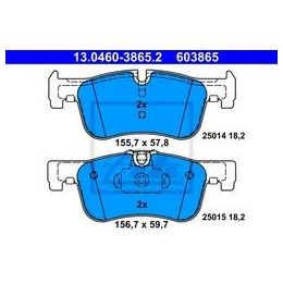 ATE Bremsensatz, Scheibenbremse sg00000dwf Hinterachse voll 290mm 11mm f&uuml;r BMW