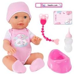 BAYER DESIGN Babypuppe BAYER "Piccolina Love", rosa, Puppen, BabyB:18cm, B:18cm