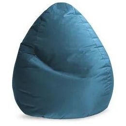 Sitzsack MAGMA HEIMTEX "BeanBag MARLA XXL", blau (petrol), B:130cm, Bezug: 100% Polyester, Sitzs&auml;cke, Sitzsack