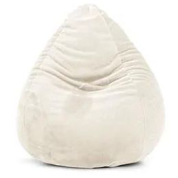 Sitzsack MAGMA HEIMTEX "Beanbag SOFTY XL", beige (natur), B:110cm, Bezug: 100% Polyester, Sitzs&auml;cke, Sitzsack