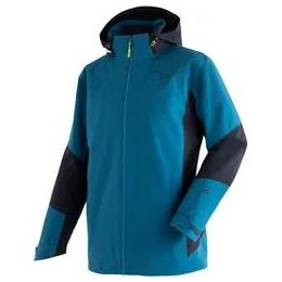 3-in-1-Funktionsjacke Maier Sports "Ribut M", Herren, Gr. 56, blau (nachtblau), Au&szlig;enjacke: 100% Polyester / Innenjacke: 100% Polyamid, Jacken, funktionale Doppel-Jacke f&uuml;r Wanderungen und Ausfl&uuml;ge