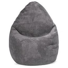 SITTING POINT Sitzsack MAGMA HEIMTEX "BeanBag SHARA XL", grau (anthrazit), B:110cm, Bezug: 100% Polyester, Sitzs&auml;cke, Sitzsack