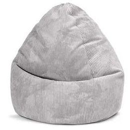 Sitzsack MAGMA HEIMTEX "BeanBag SHARA XXL", grau, B:130cm, Bezug: 100% Polyester, Sitzs&auml;cke, Sitzsack