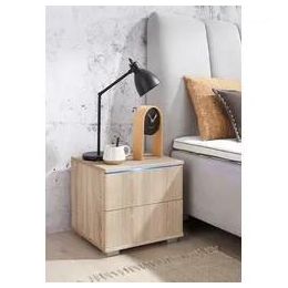Nachtkommode Priess, beige (struktureichefarben hell), B:41cm H:39cm T:38cm, Sideboards